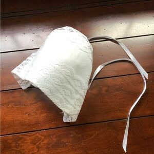 Accessories | Lace Infant Christening Bonnet Hat Boygirl | Poshmark